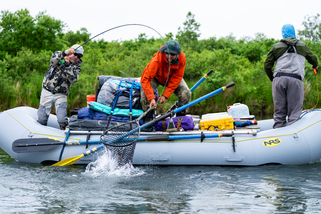 Alaska Float Fishing Raft & Frame Set Up | Chosen River Outfitters